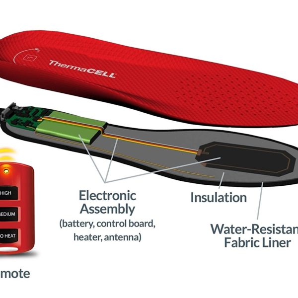 ThermaCell Rechargeable Heated Insole & Remote Control - Electric Socks