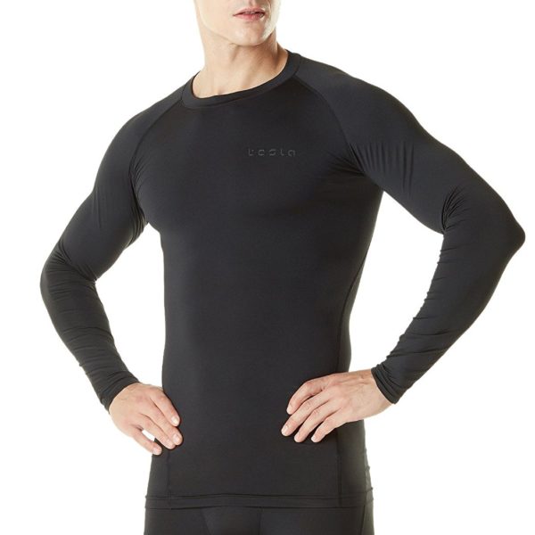 Tesla Men's Winter Thermal Compression Shirt (Long-Sleeve) - Electric Socks