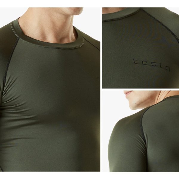 Tesla Men's Winter Thermal Compression Shirt (Long-Sleeve) - Electric Socks