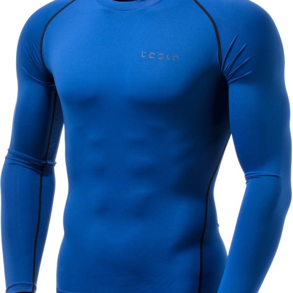 Tesla Men's Winter Thermal Compression Shirt (Long-Sleeve) - Electric Socks