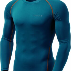 Tesla Men's Winter Thermal Compression Shirt (Long-Sleeve) - Electric Socks