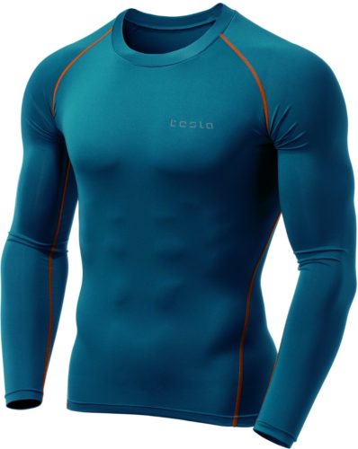 Tesla Men's Winter Thermal Compression Shirt (Long-Sleeve) - Electric Socks