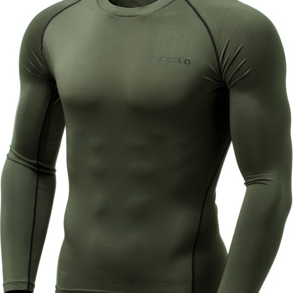 Tesla Men's Winter Thermal Compression Shirt (Long-Sleeve) - Electric Socks