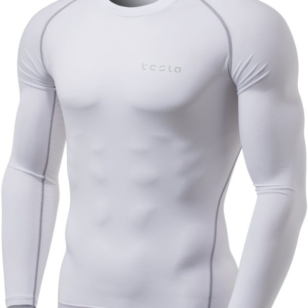 Tesla Men's Winter Thermal Compression Shirt (Long-Sleeve) - Electric Socks