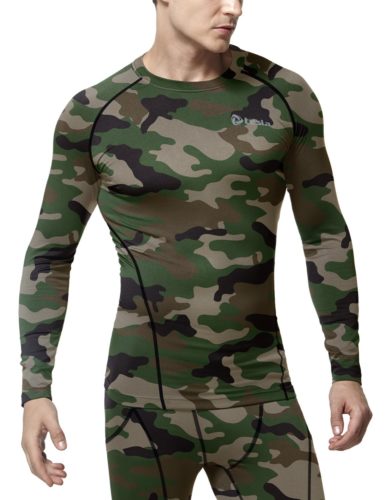 Tesla Men's Winter Thermal Compression Shirt (Long-Sleeve) - Electric Socks