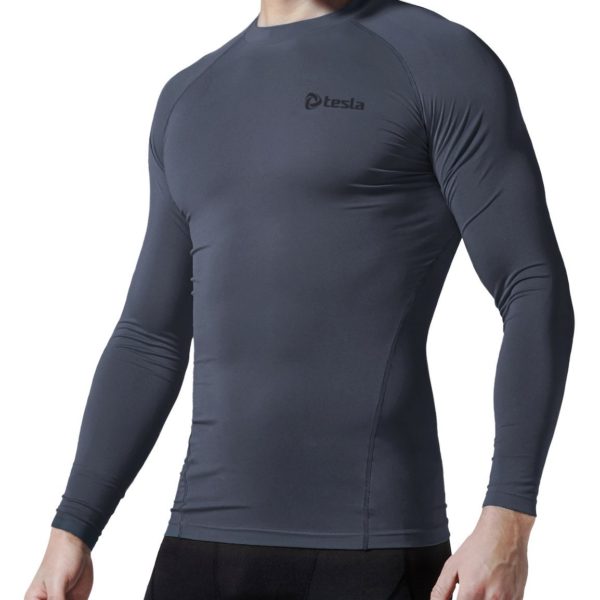 Tesla Men's Winter Thermal Compression Shirt (Long-Sleeve) - Electric Socks