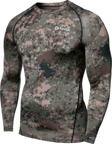 Tesla Men's Winter Thermal Compression Shirt (Long-Sleeve) - Electric Socks